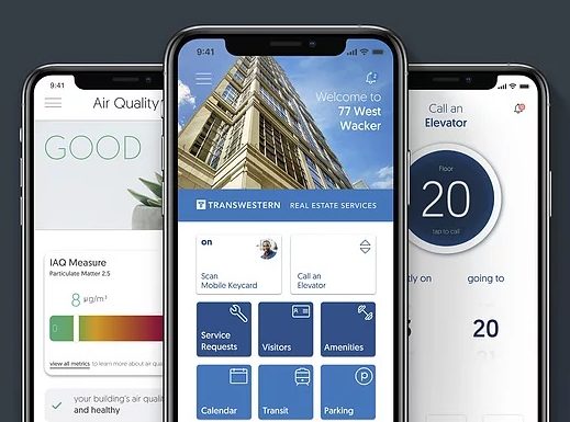 Smart building app helps workers return to Transwestern properties